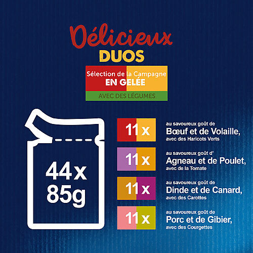 FELIX - Sachets Fraîcheur en Gelée Délicieux Duos aux Légumes pour ...