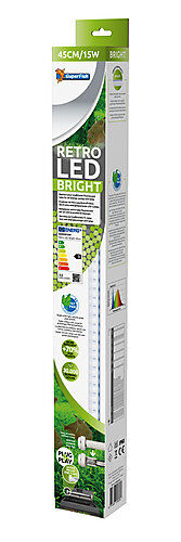 Superfish - Eclairage RETRO LED BRIGHT T8 et T5 pour Aquarium - 45cm ...