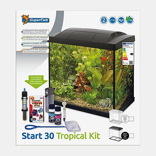 Superfish - Kit Aquarium Start 30 Tropical Blanc - 27L | Animalis