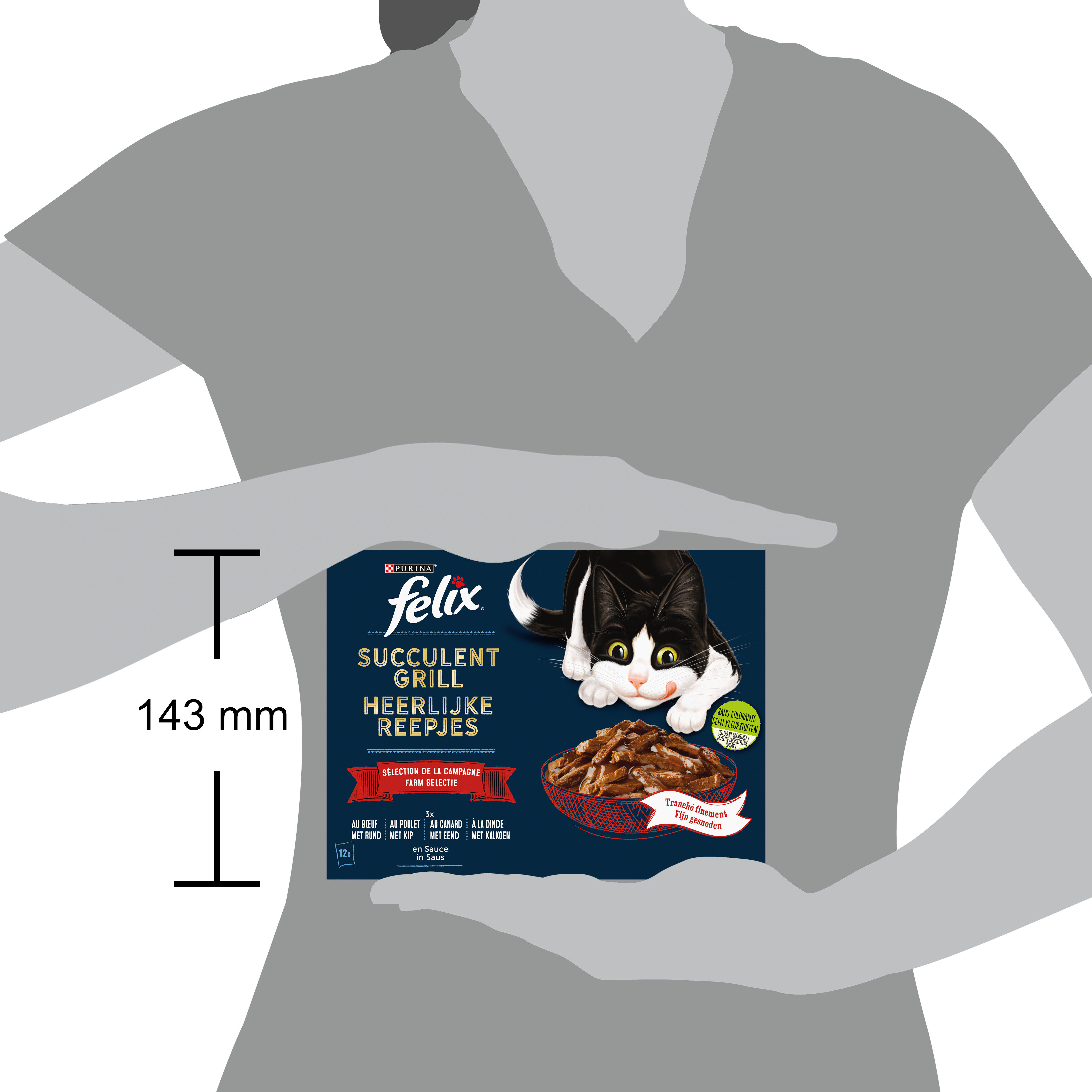 FELIX - Pochons Succulent Grill Selection de la Campagne à la Viande en ...